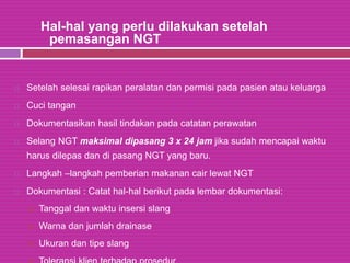 Pemasangan ngt | PPTX