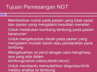 Pemasangan ngt | PPTX