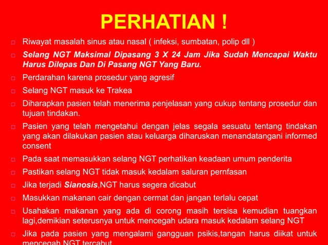 Pemasangan ngt | PPTX