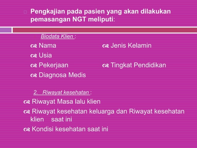 Pemasangan ngt | PPTX