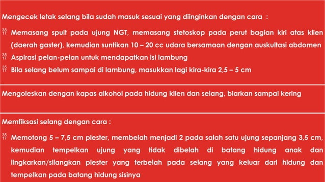 Materi Pemasangan Nasogastric tube (NGT) | PPT