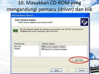 Pemasangan nic | PPTX