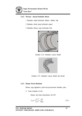 4 Speed Gear box design spur gear with C 6 inch and pitch 5 inch | DOCX