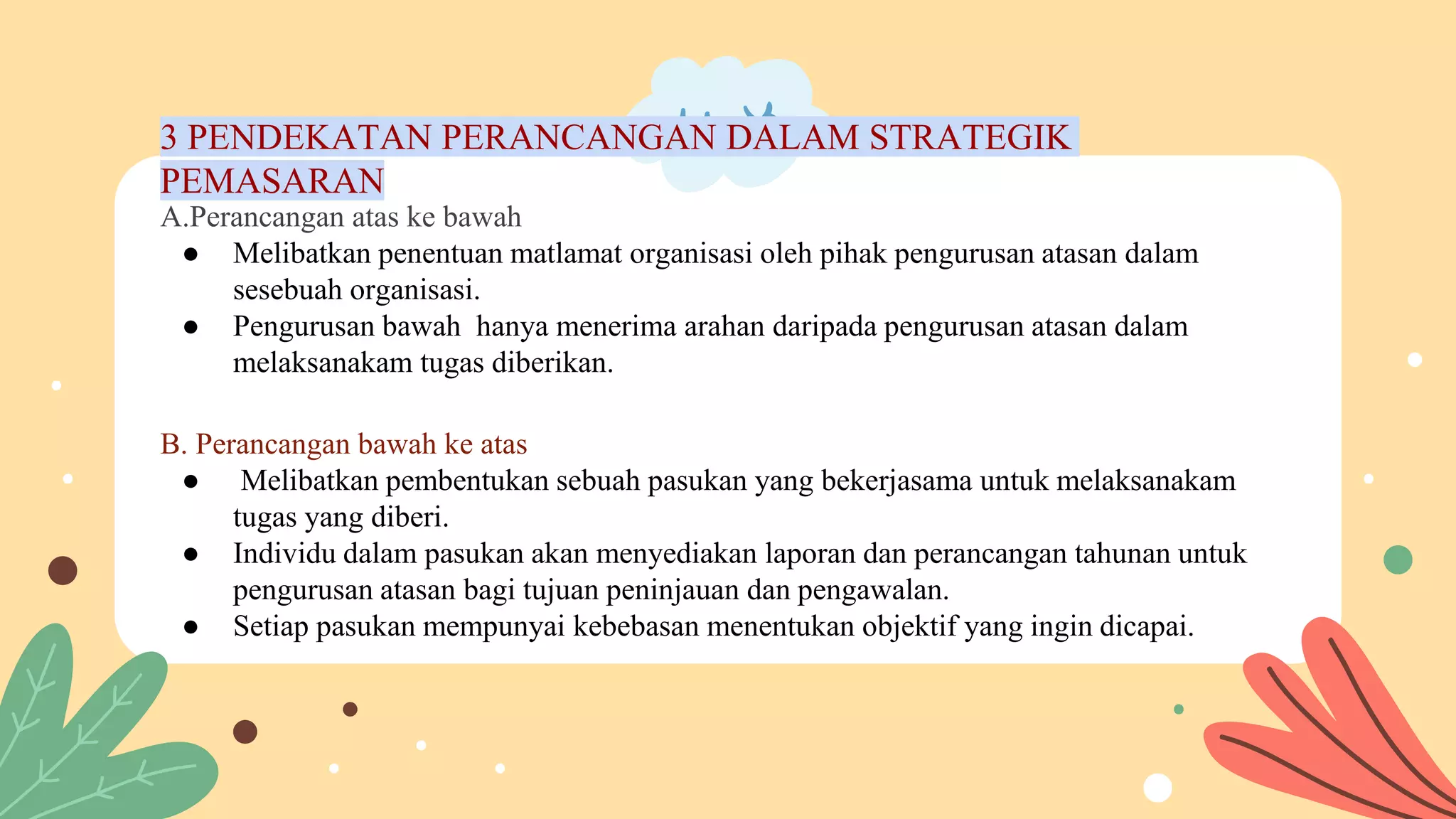 STPM SEM 1 P.PERNIAGAAN TEMA 3 (PENDEKATAN PEMASARAN) | PPTX
