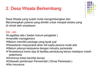 PEMASARAN DESA WISATA .ppt