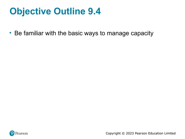 Chapter 09 : Balancing Demand and Capacity | PPTX