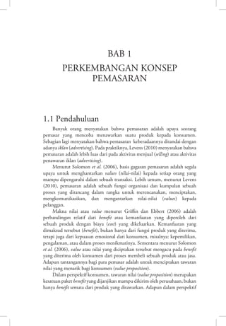 Pemasaran konsep dan aplikasi untuk tujuan pemeblajaran | PDF