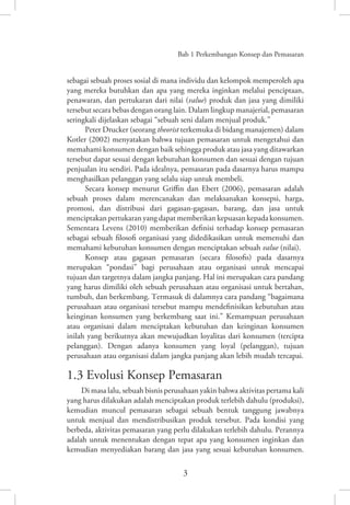 Pemasaran konsep dan aplikasi untuk tujuan pemeblajaran | PDF