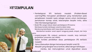 Pembelajaran IPS berbasis Masalah PBL.pptx