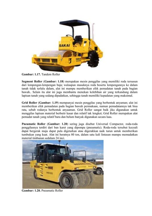 Pembagian alat berat | DOCX