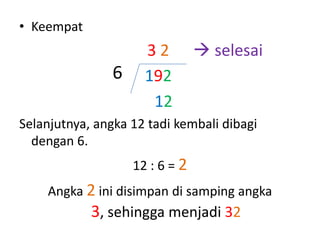 Pembagian bersusun | PPTX