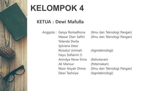 PowerPoint Pembagian Kelompok Diklat Anggota | PPTX