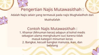 Pembagian macam-macam Najis menurut hukum islam.pptx