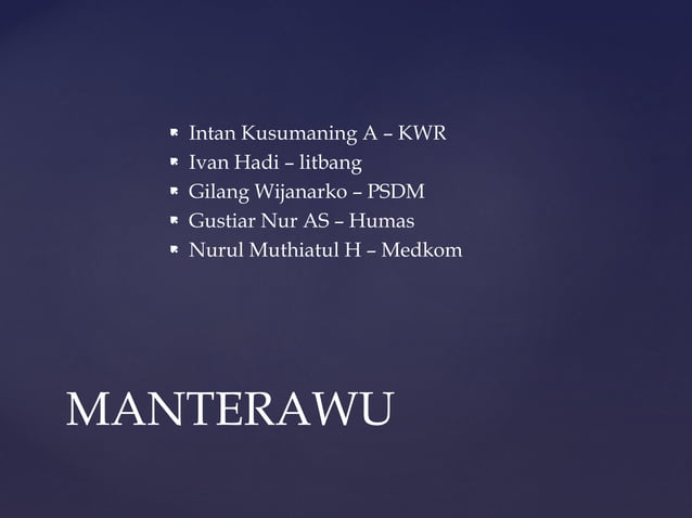 Pembagian tribal | PPT