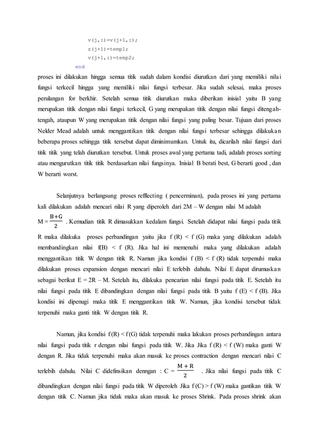 Makalah Optimasi Numerik | DOCX