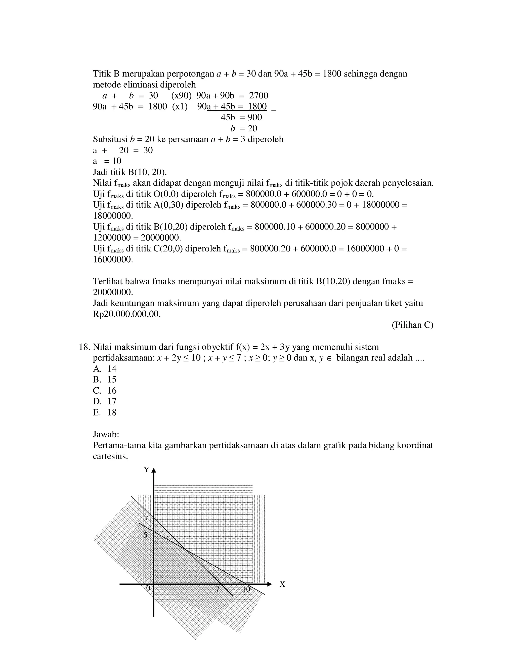 Pembahasan un-smk-2009-2010-matematika | PDF