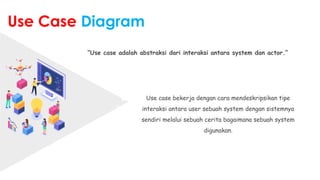 Contoh Pembahasan untuk Materi UML dan Studi Kasus | PPTX