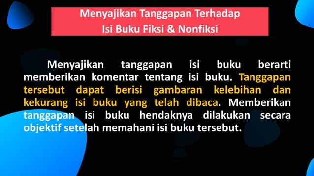 Pembahasan buku fiksi & nonfiksi | PPT