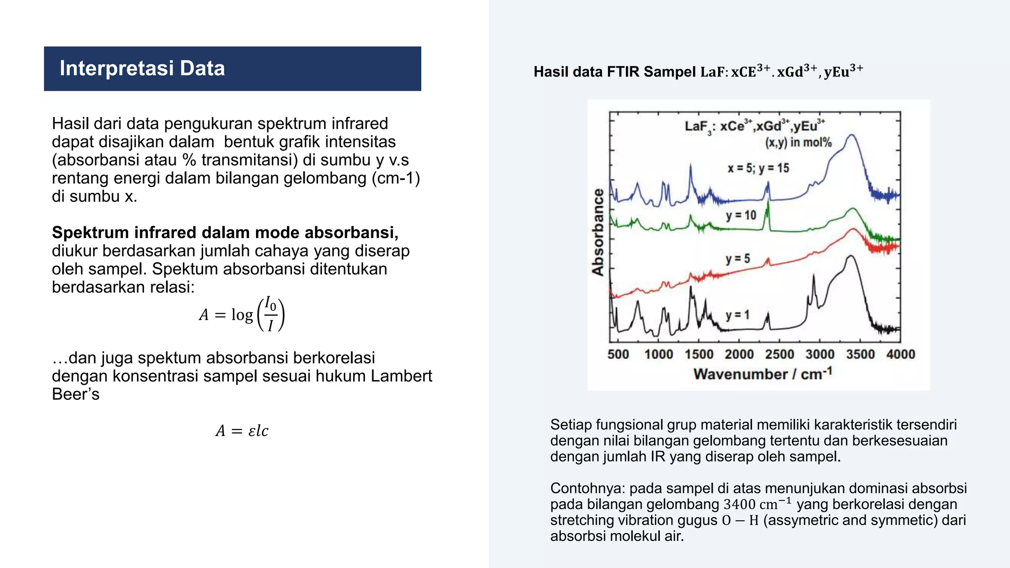 Pembahasan spektroskopi ftir fourier transform infra red | PPTX