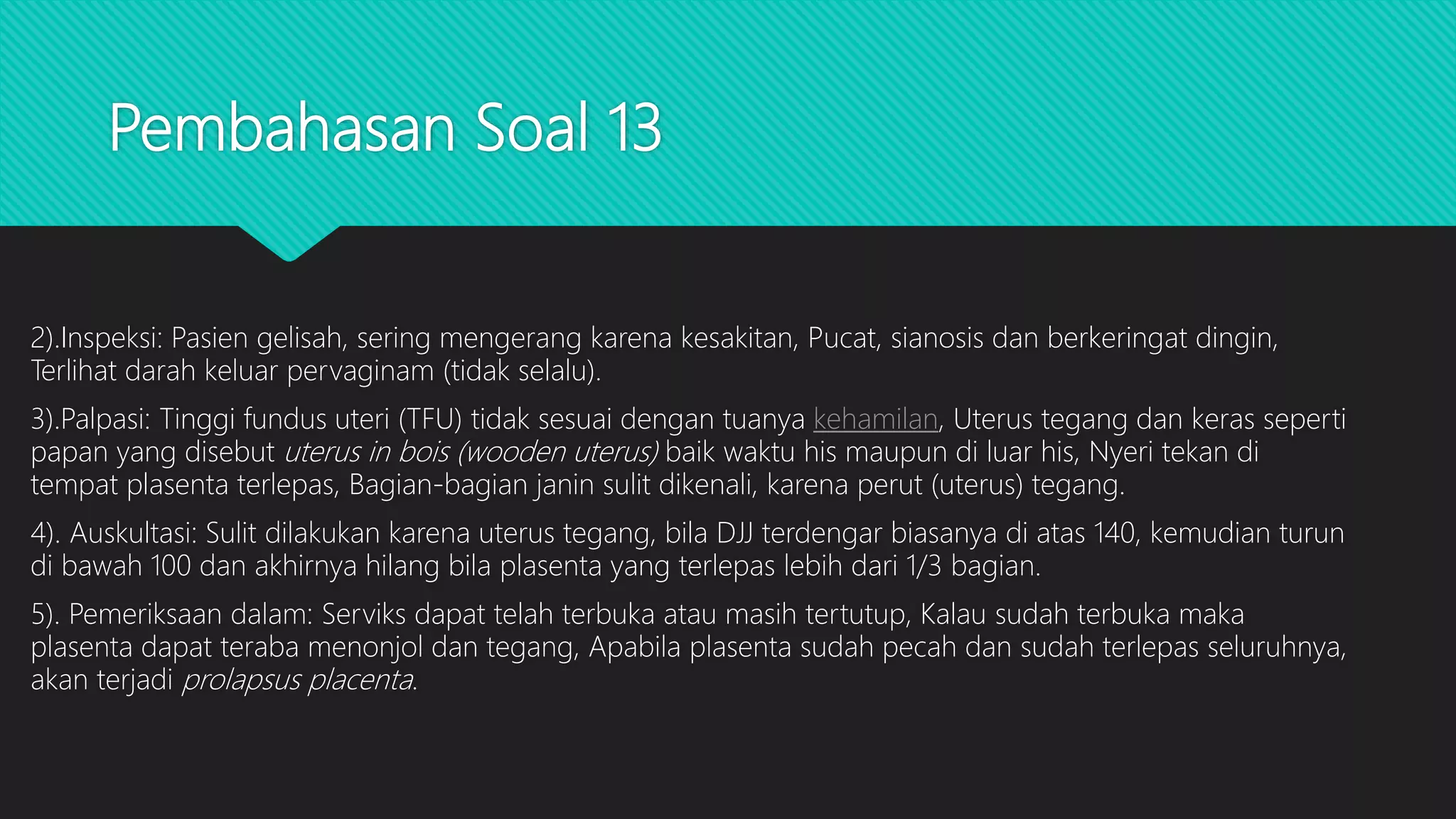Pembahasan Kegawatdaruratan Maternal Neonatal | PPTX