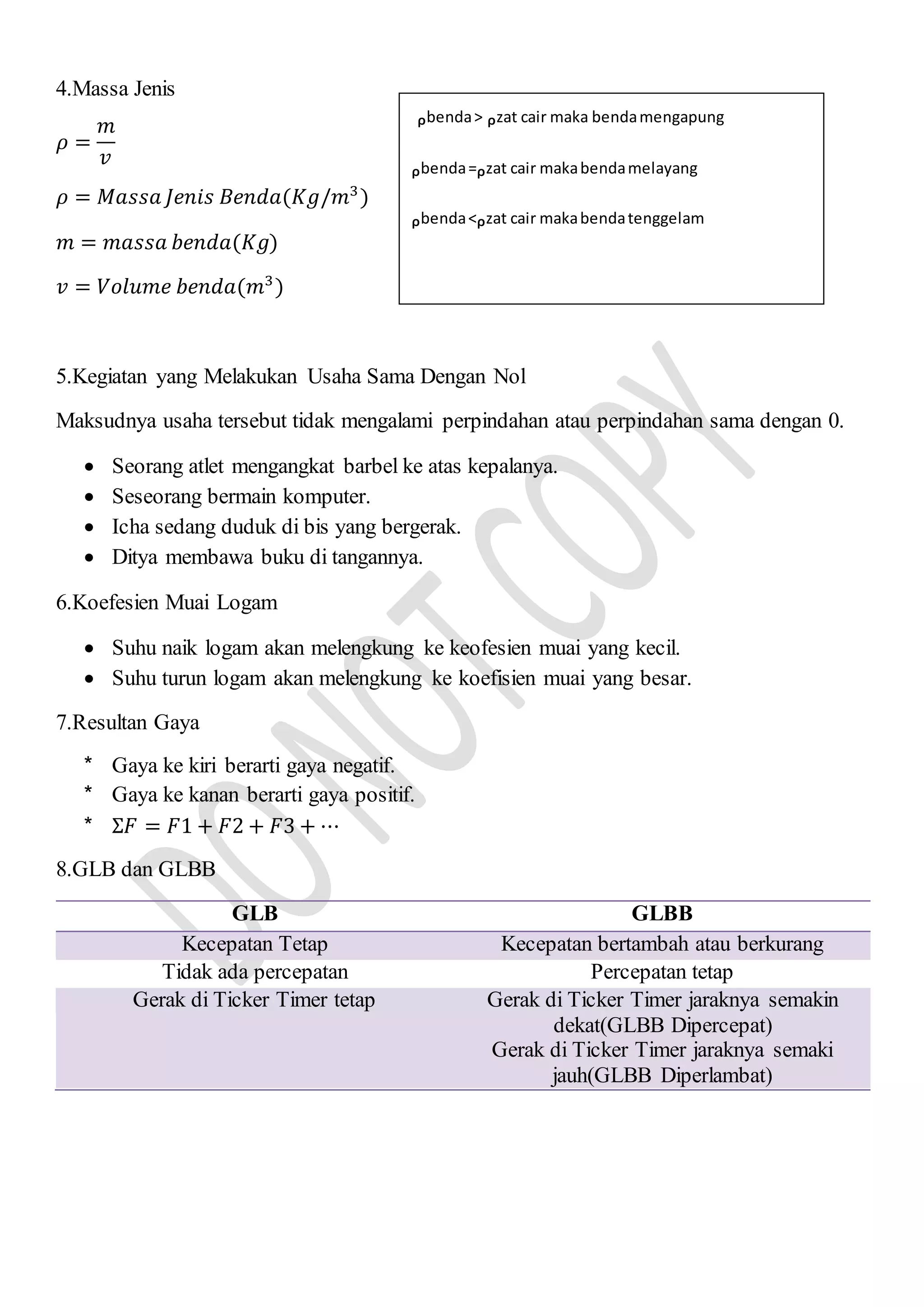 Pembahasan Kisi-Kisi UN IPA SMP 2016 | PDF