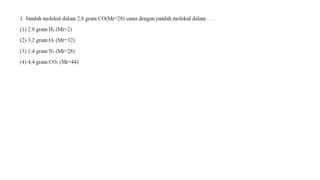 PEMBAHASAN LATIHAN SOAL UTBK – 1 (KIMIA - JAWABAN).pptx