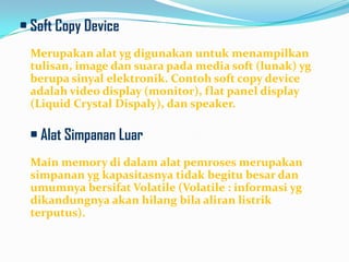 Pembahasan mengenai input output | PPT