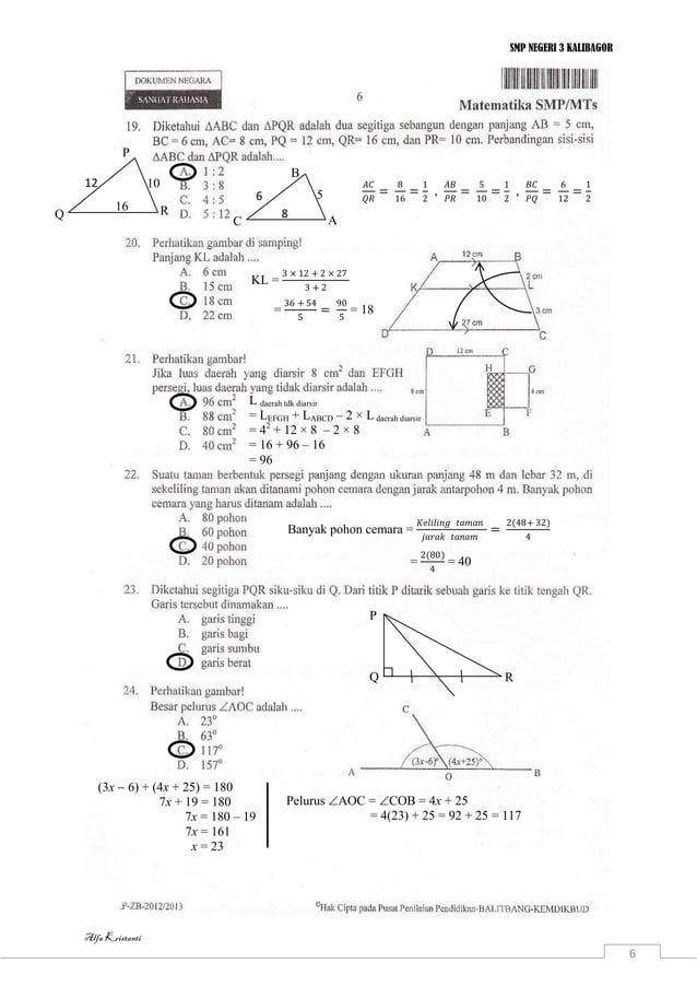 Pembahasan mtk un 2013 paket 04 | PDF | Free Download