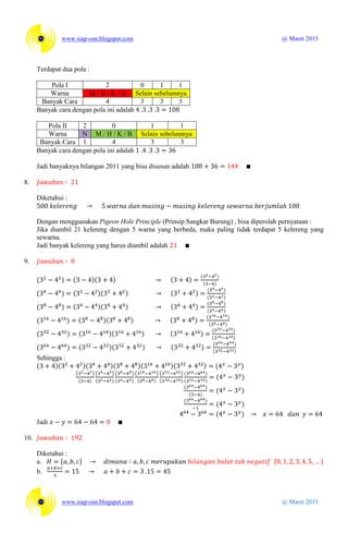 SOAL DAN PEMBAHASAN OLIMPIADE | PDF