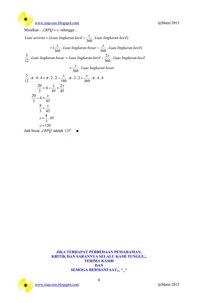 SOAL DAN PEMBAHASAN OLIMPIADE 2 | PDF