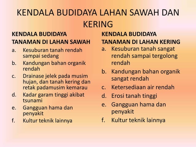 Pembahasan pola tanam | PPTX