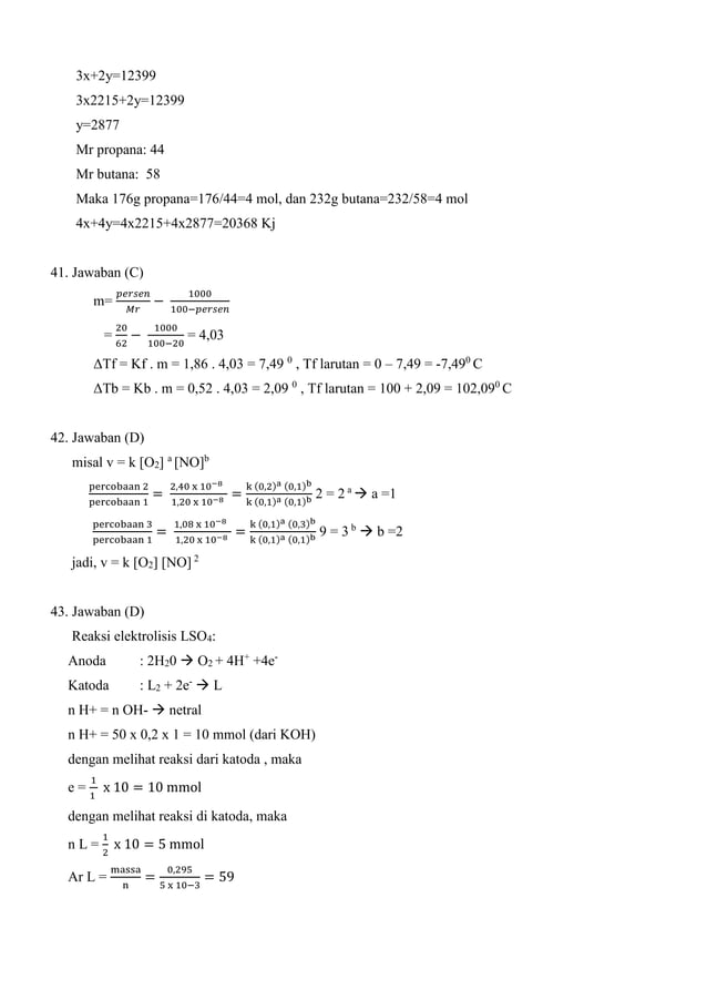 pembahasan soal saintek matematika pada seleksi bersama perguruan tinggi negeri | PDF
