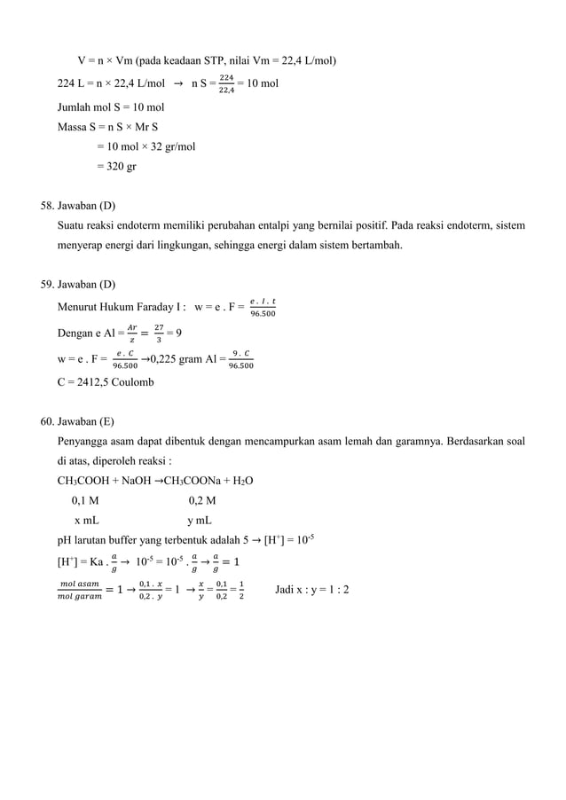 pembahasan soal saintek matematika pada seleksi bersama perguruan tinggi negeri | PDF