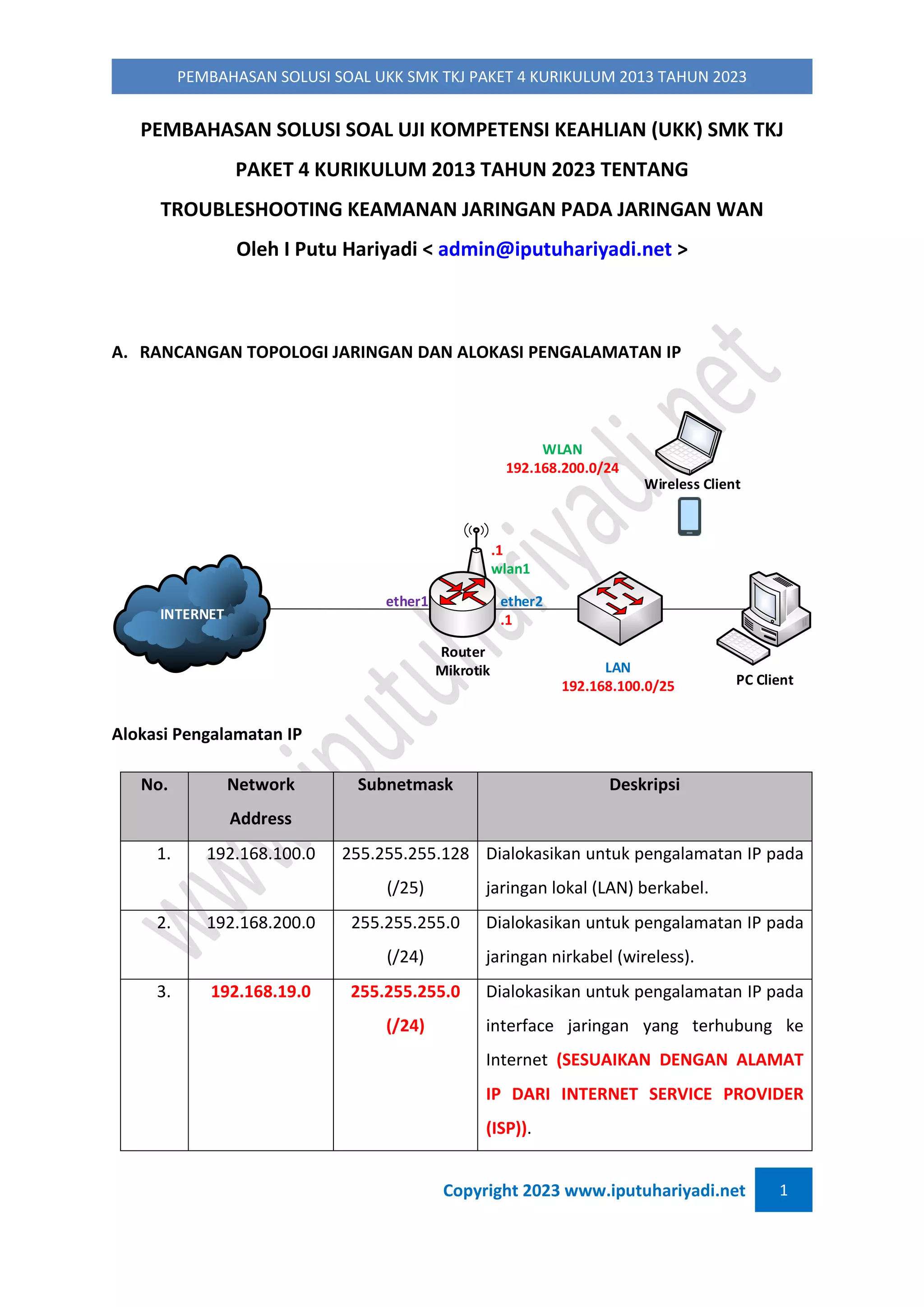 Pembahasan Solusi Soal Uji Kompetensi Keahlian (UKK) SMK TKJ Paket 4 Kurikulum 2013 Tahun 2023.pdf