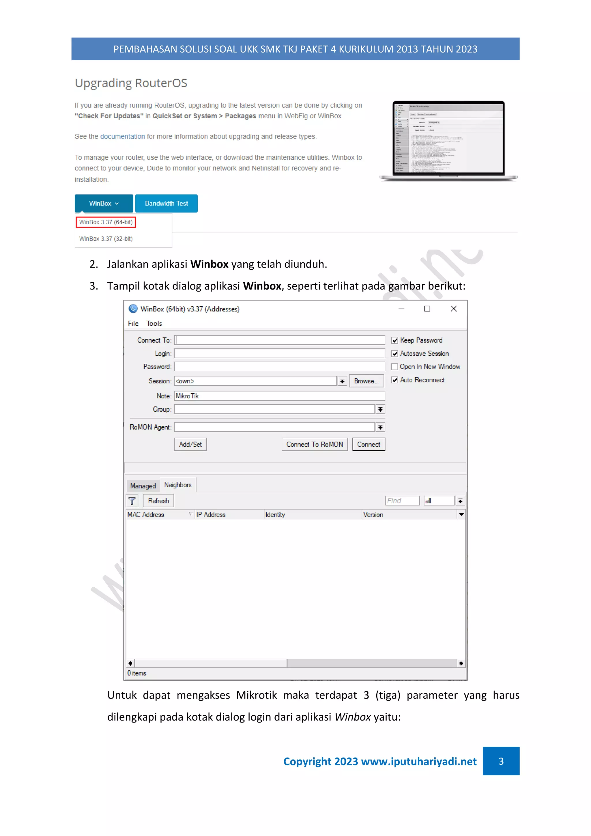 Pembahasan Solusi Soal Uji Kompetensi Keahlian (UKK) SMK TKJ Paket 4 Kurikulum 2013 Tahun 2023.pdf