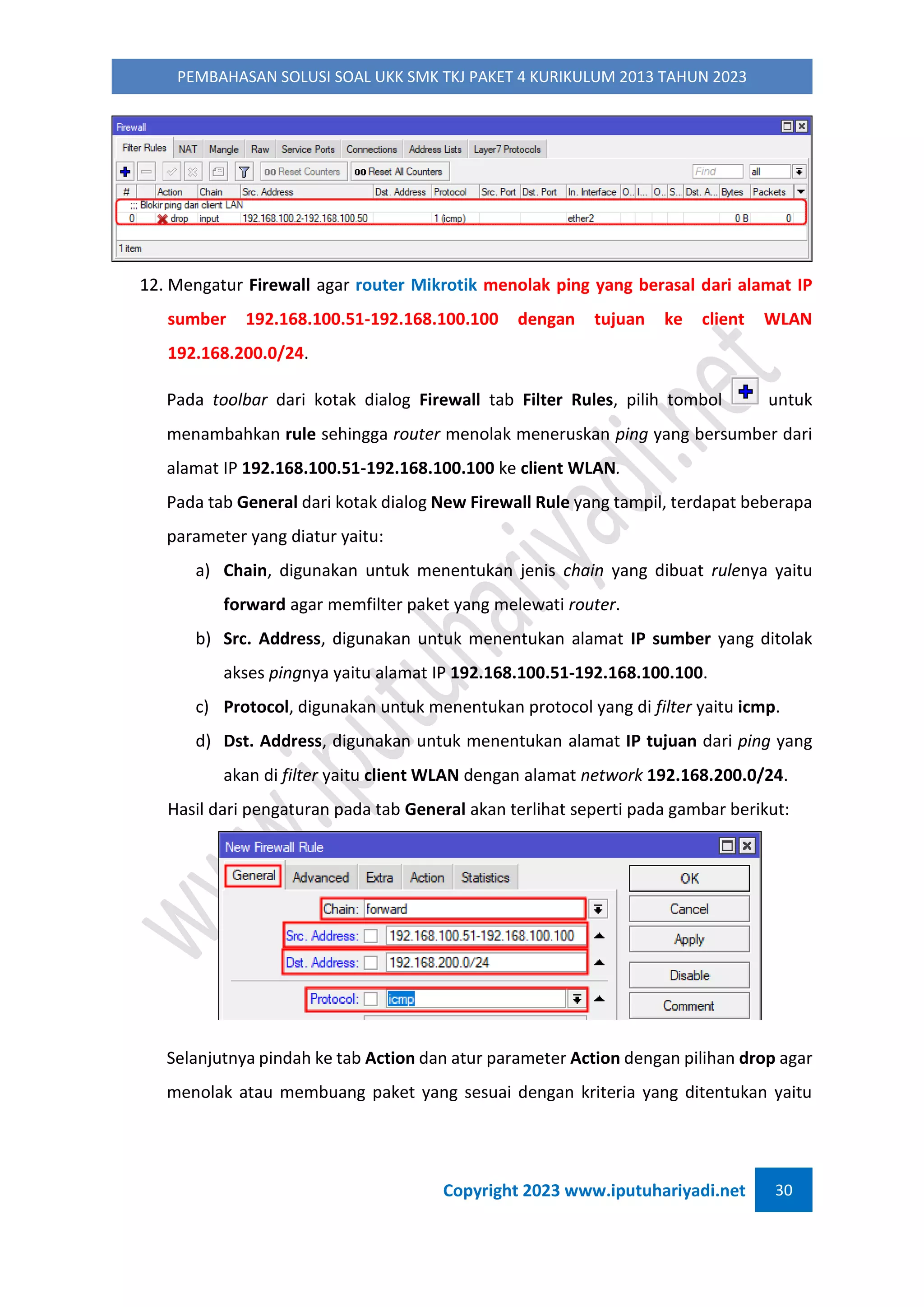 Pembahasan Solusi Soal Uji Kompetensi Keahlian (UKK) SMK TKJ Paket 4 Kurikulum 2013 Tahun 2023.pdf