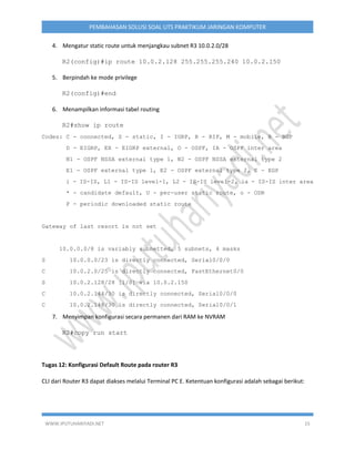 Pembahasan Solusi Soal UTS Praktikum Jaringan Komputer Tahun Akademik ...