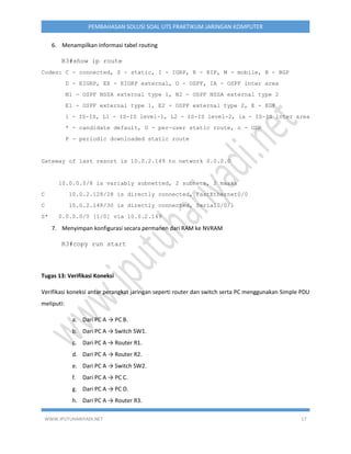 Pembahasan Solusi Soal UTS Praktikum Jaringan Komputer Tahun Akademik ...