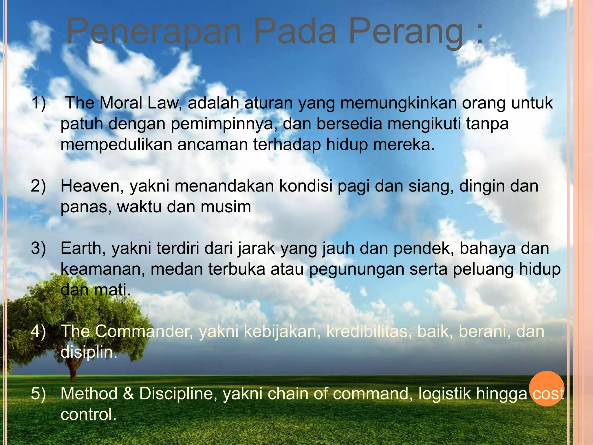 Pembahasan strategi sun tzu dengan penerapan ke dalam organisasi | PPT