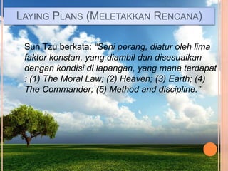 Pembahasan strategi sun tzu dengan penerapan ke dalam organisasi | PPT