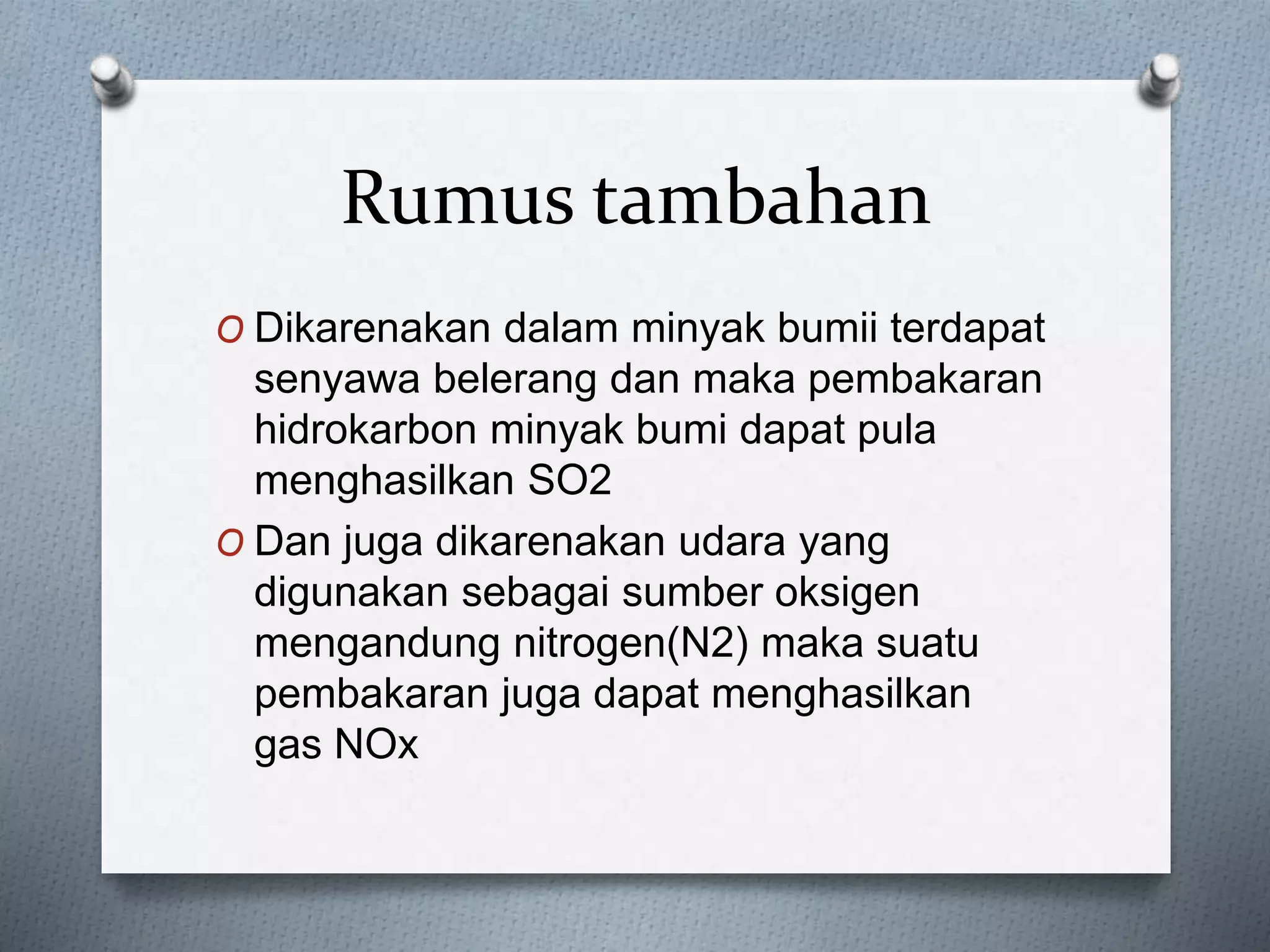 Pembakaran sempurna & tidak sempurna [KIMIA kelas 11] | PPTX