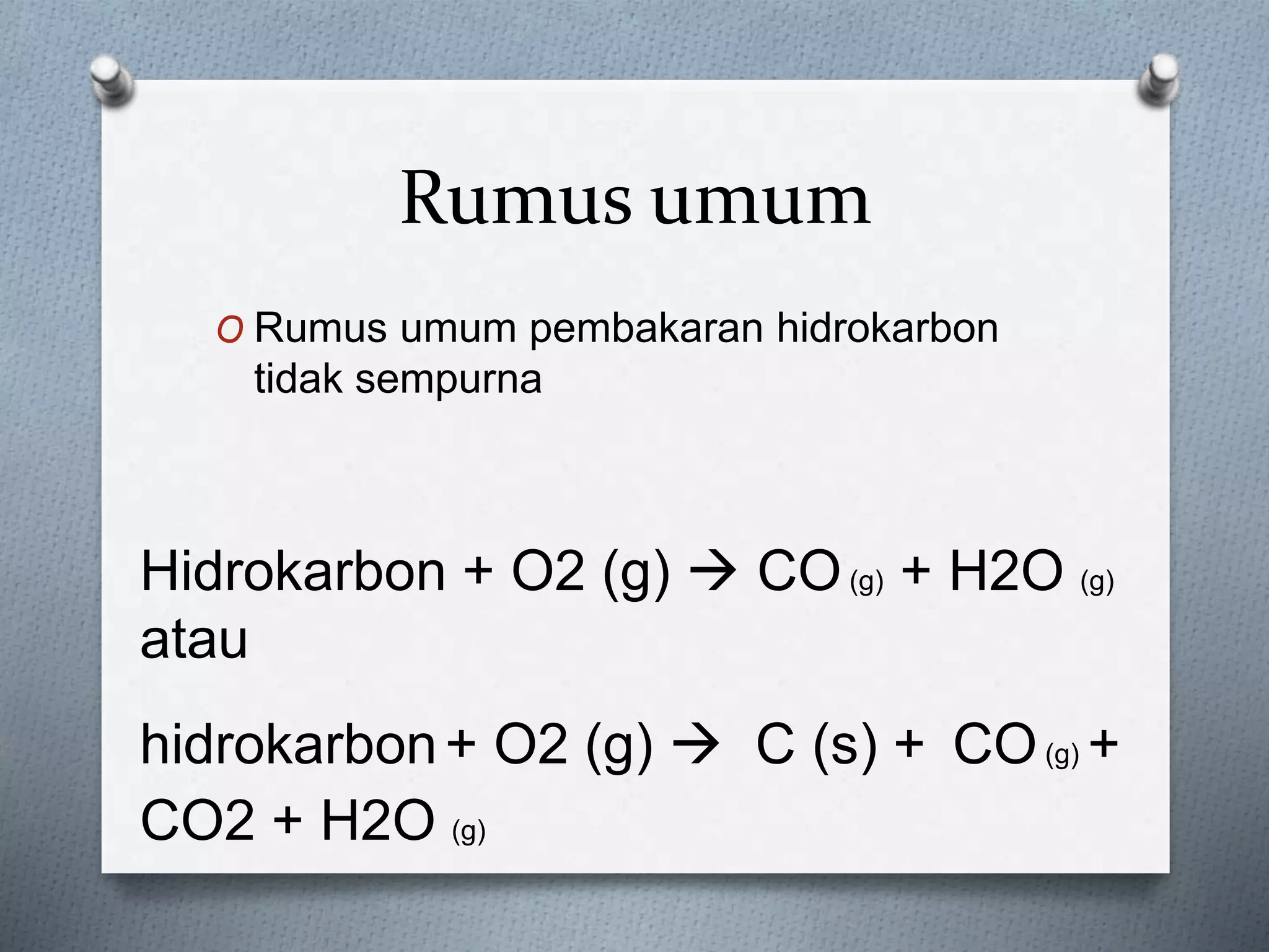 Pembakaran sempurna & tidak sempurna [KIMIA kelas 11] | PPTX