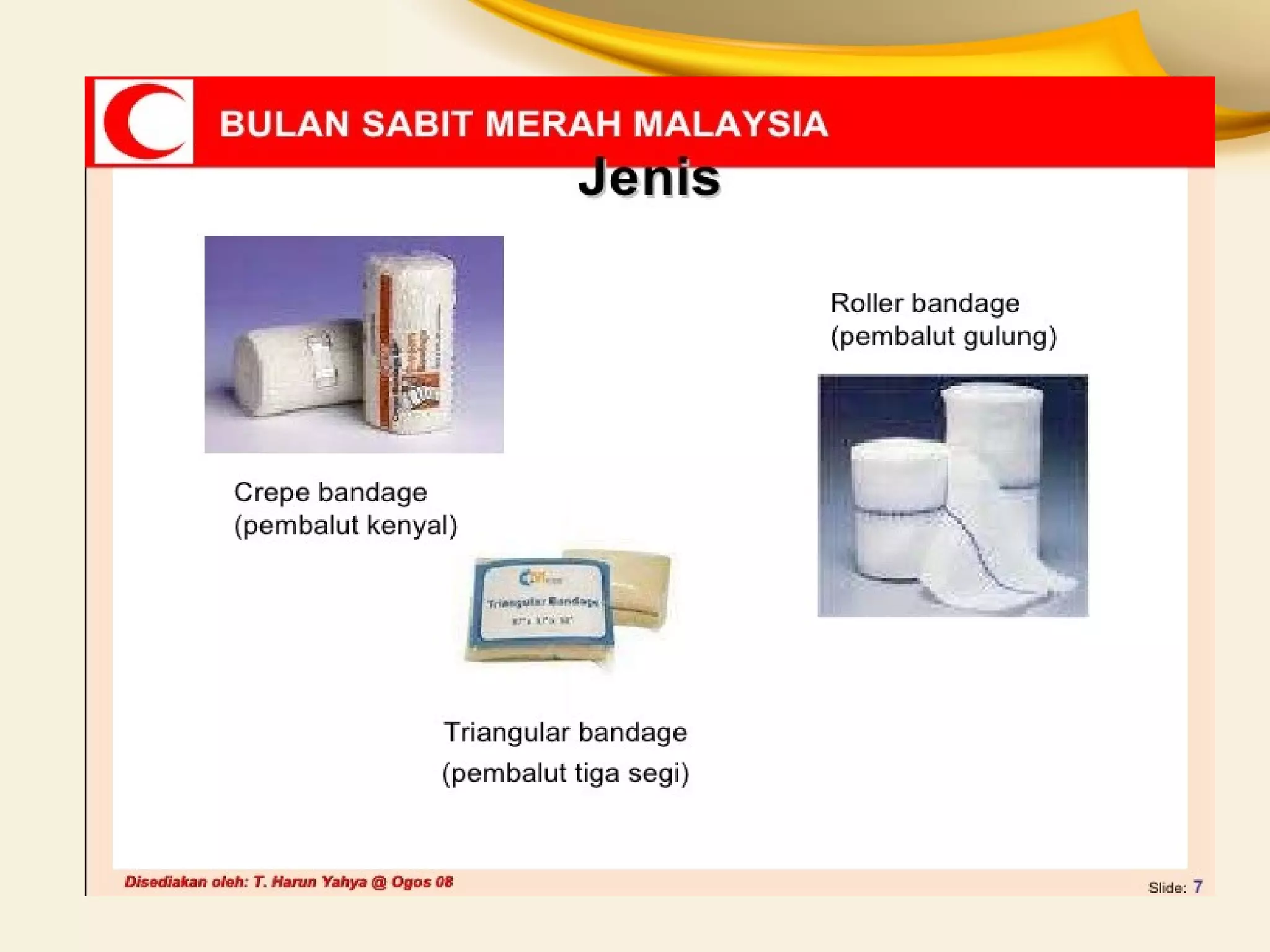 Pembalut dan Balutan (PBSM) | PPT