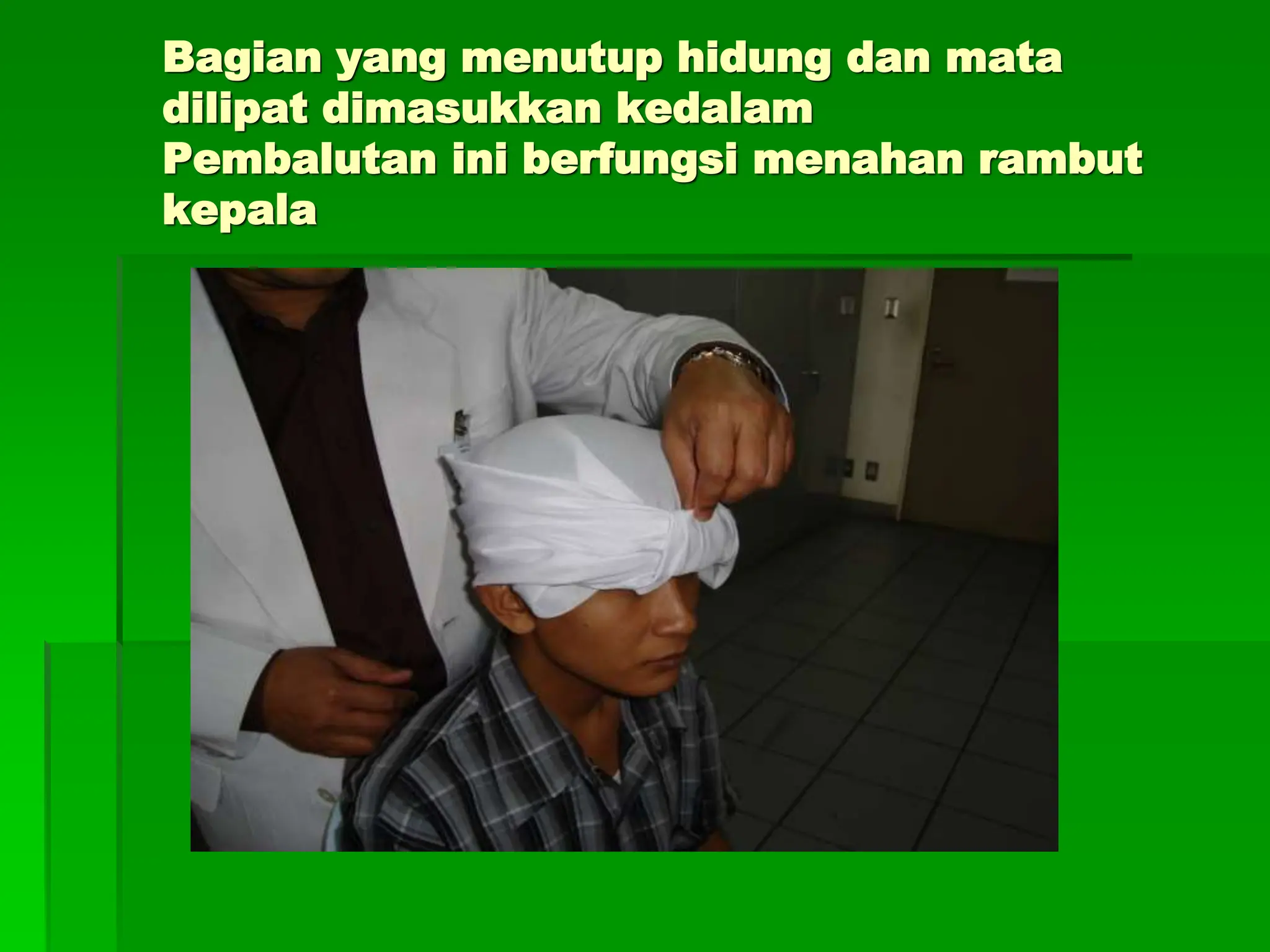 PEMBALUTAN & PEMBIDAIAN, pertolongan pertama | PPT