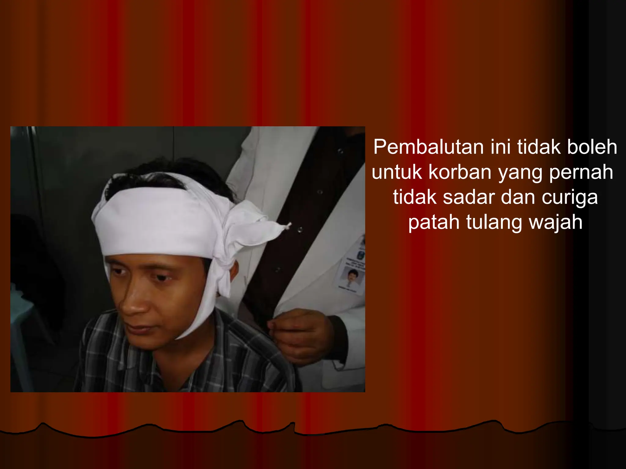 PEMBALUTAN & PEMBIDAIAN, pertolongan pertama | PPT