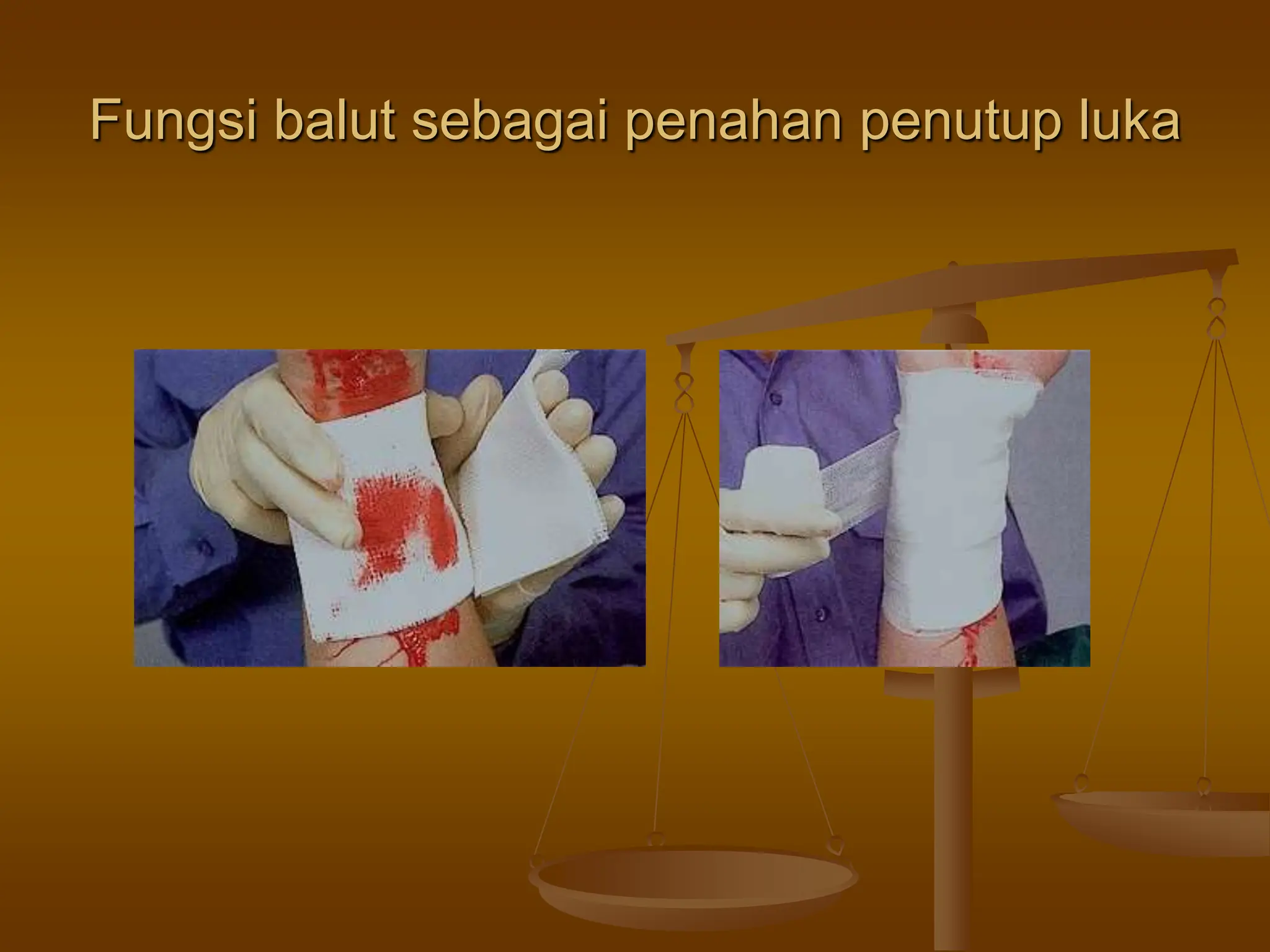 PEMBALUTAN & PEMBIDAIAN, pertolongan pertama | PPT