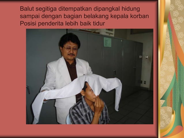 PEMBALUTAN & PEMBIDAIAN, pertolongan pertama | PPT