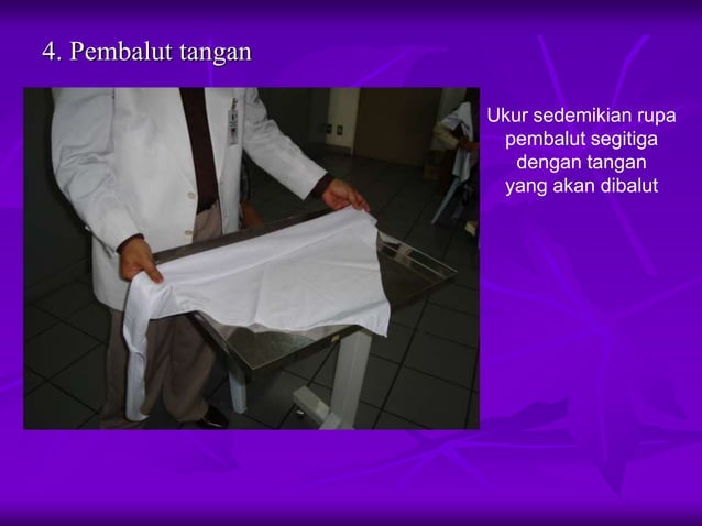 PEMBALUTAN & PEMBIDAIAN, pertolongan pertama | PPT