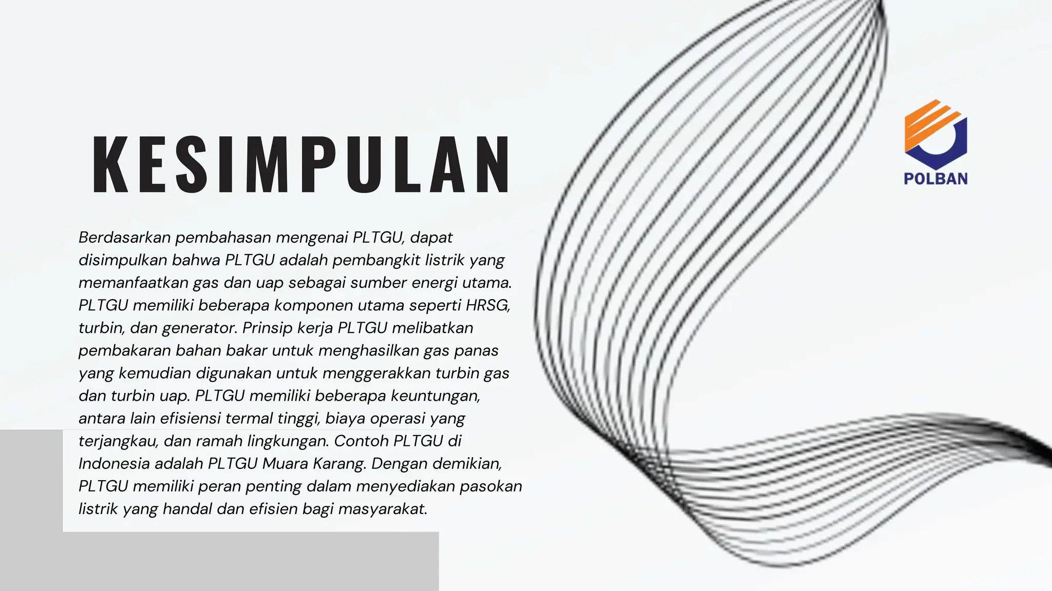 Pembangkit listrik tenaga gas dan uap Indonesia | PPTX