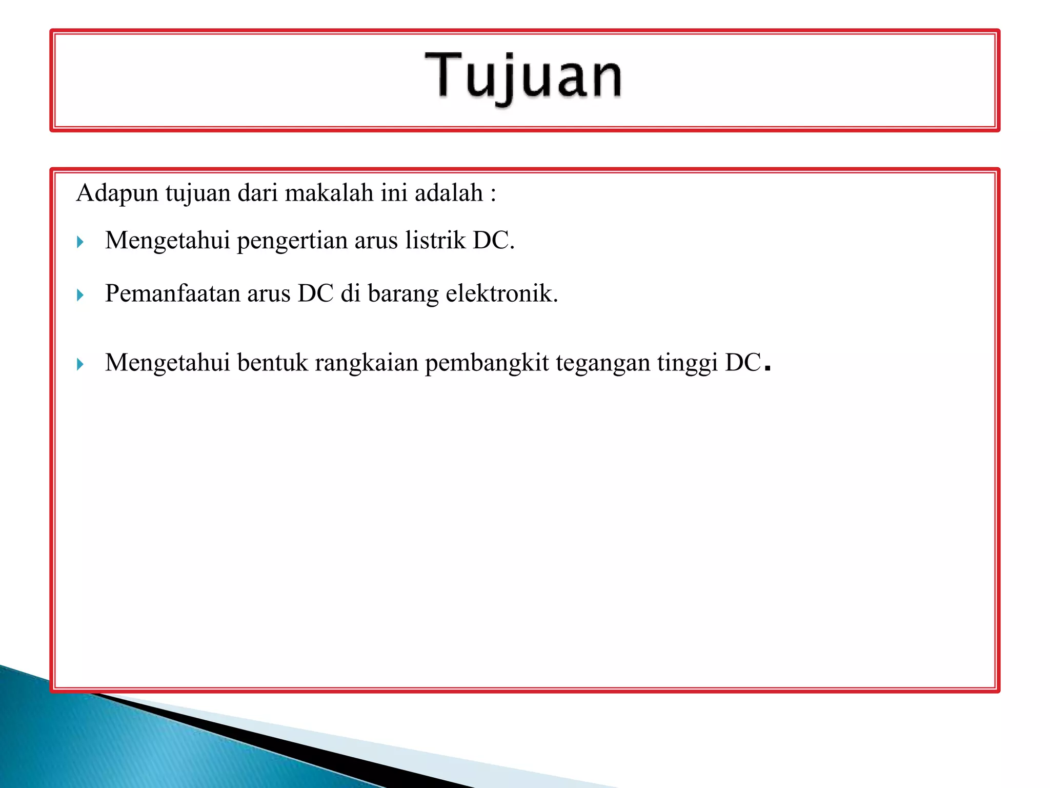 Pembangkit listrik tegangan dc | PPTX